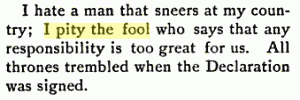A Brief History of Fool-Pitying: Origins of the Phrase "I Pity the Fool"