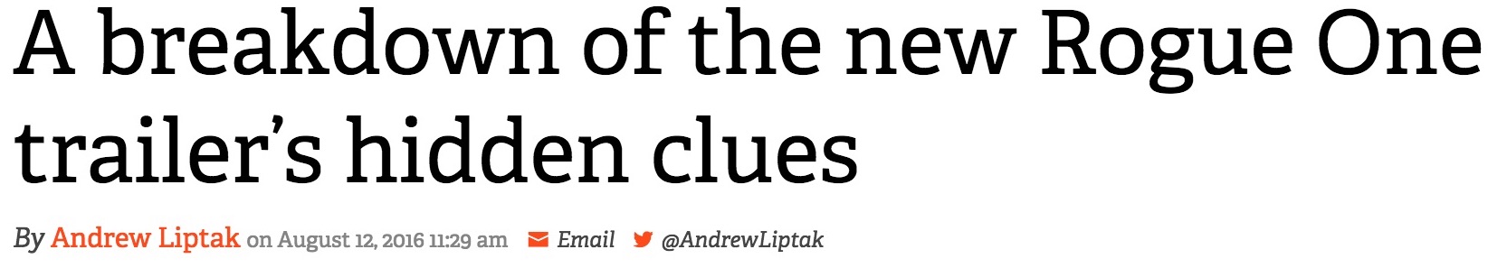 Breaking Down the Breakdown of the "Star Wars: Rogue One" Trailer ...